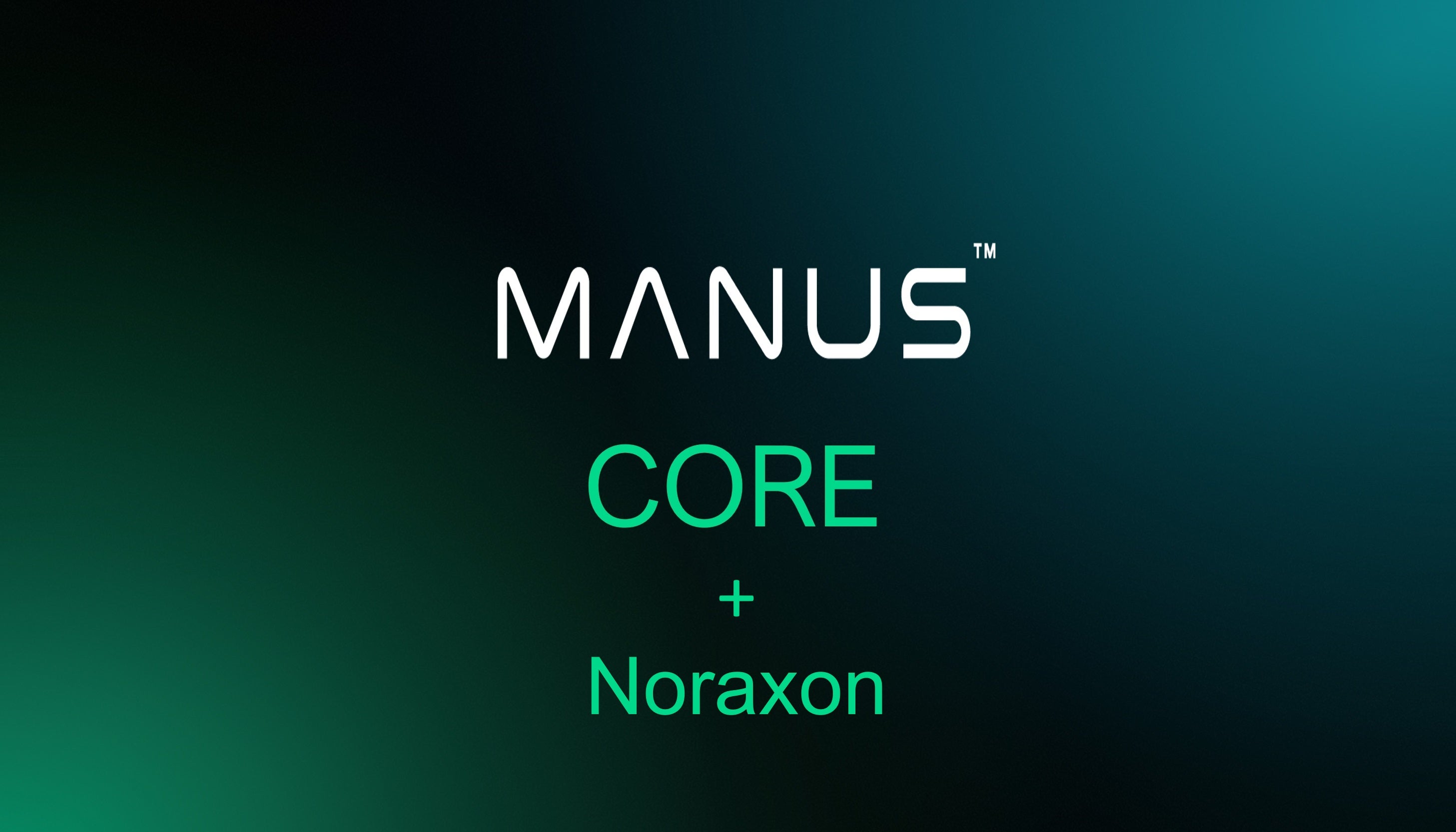 Manus Core Plus Noraxon Software License | Channel XR